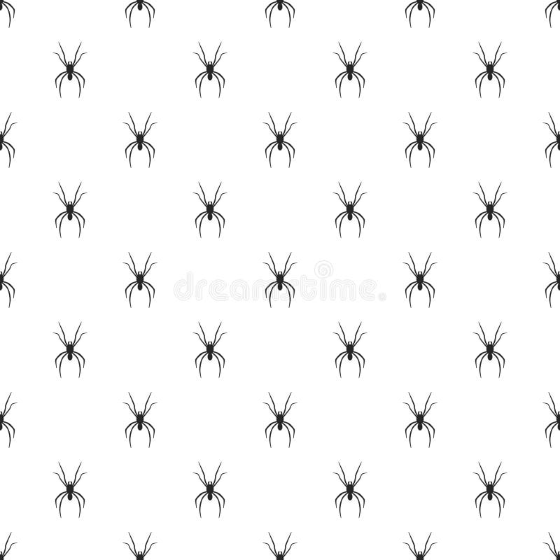 Spider pattern seamless stock vector. Illustration of funny - 130994117