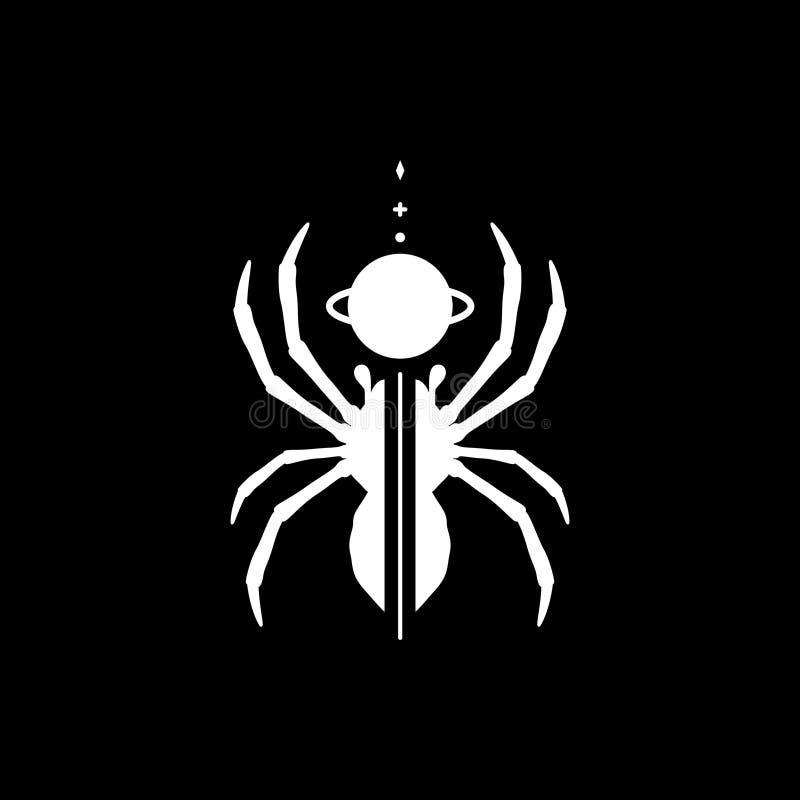Spider Planet Cool Spider Logo Design Vector Stock Vector ...