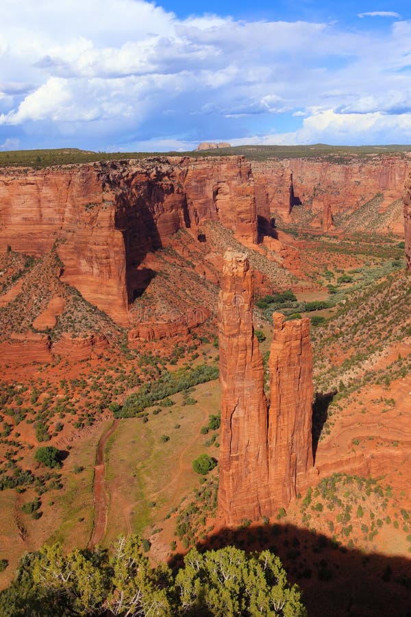 Spider Rock stock image. Image of canyon, service, drive - 16681099