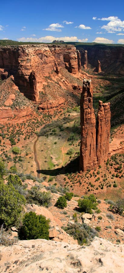Spider Rock stock photo. Image of monument, southwestern - 21805022
