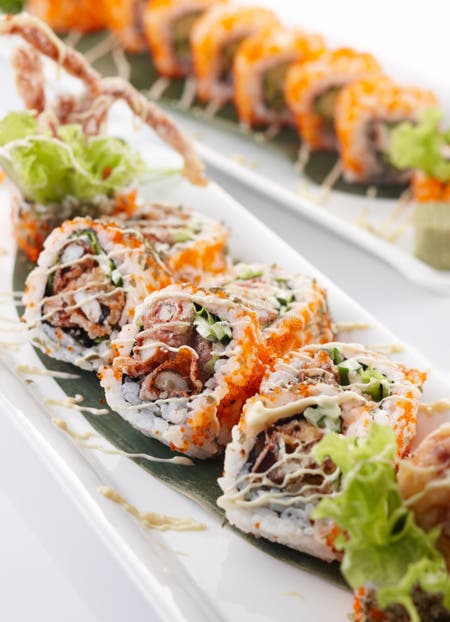Spider roll maki stock photo. Image of japanese, delicious - 19171880