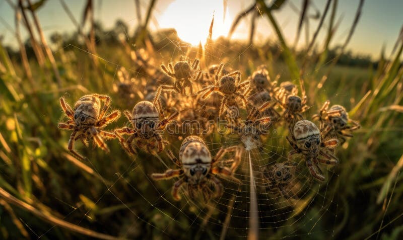 Spider S Self-portrait Showcases Its Elegant and Intricate Web-building ...