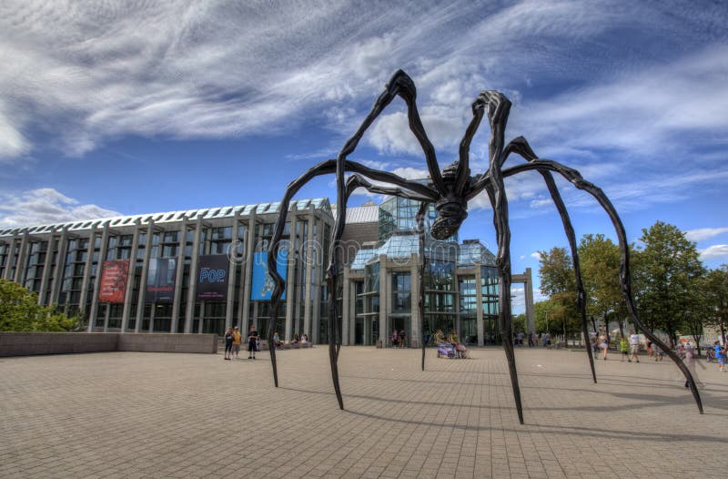 Spider Sculpture at the National Gallery, Ottawa, Canada Editorial ...