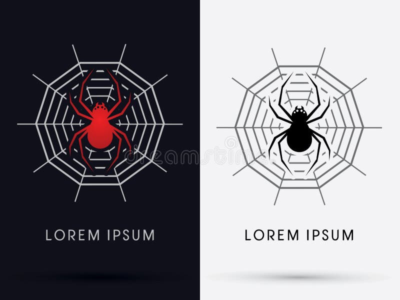 Spider shadow art stock vector. Illustration of black - 87904464