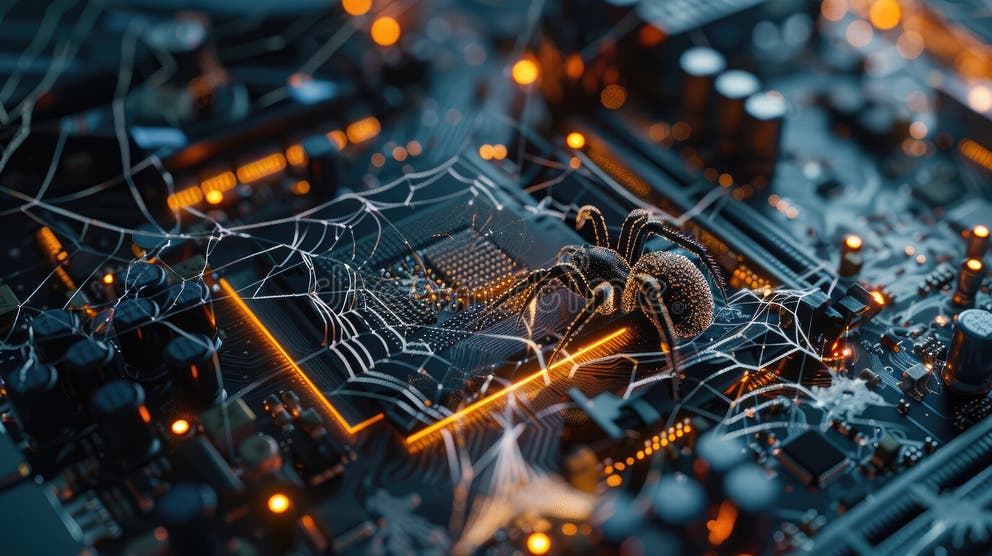 Spider Computer Stock Illustrations – 4,204 Spider Computer Stock ...