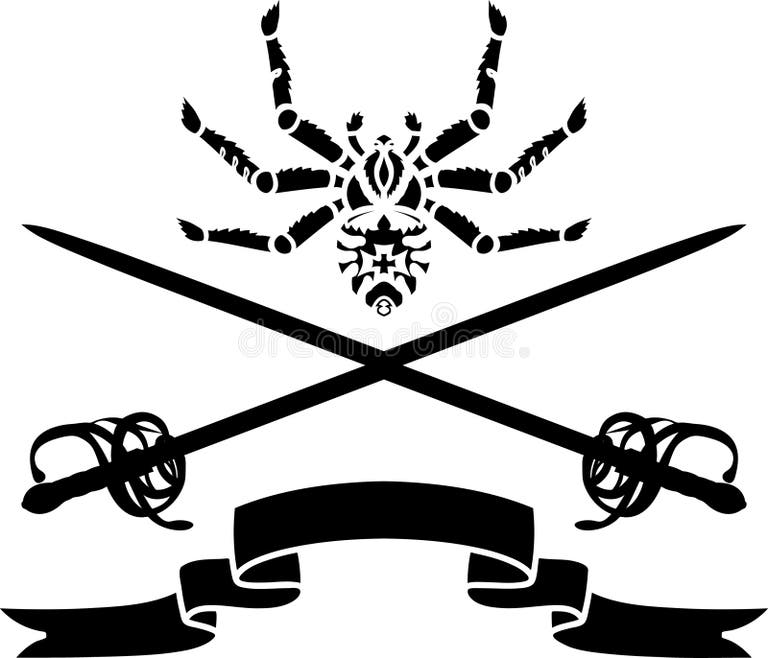 Spider Stencil Stock Illustrations – 388 Spider Stencil Stock ...