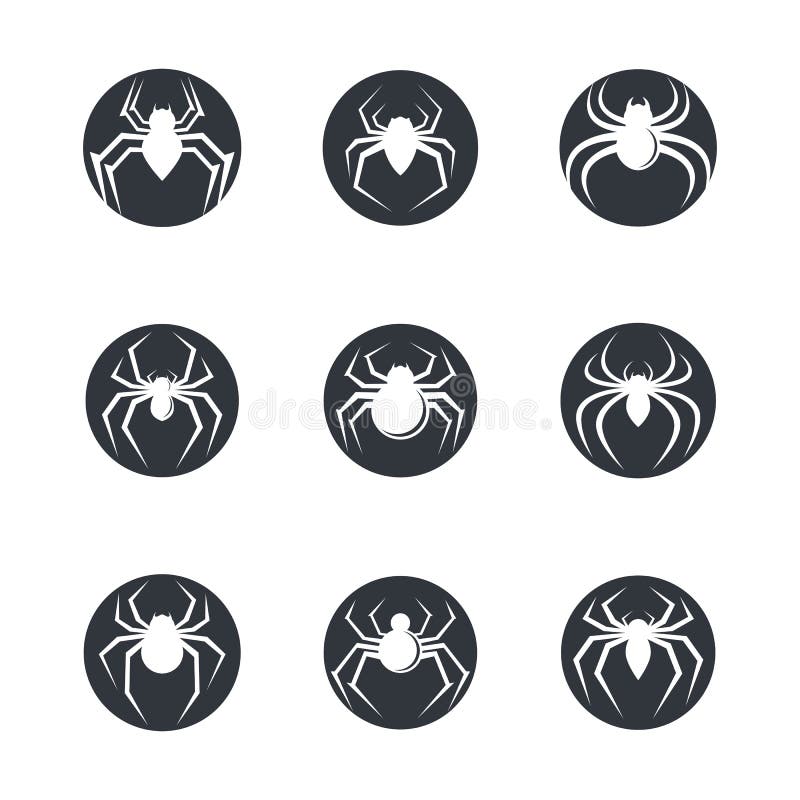 Spider Symbol Vector Icon Illustration Design Stock Vector ...