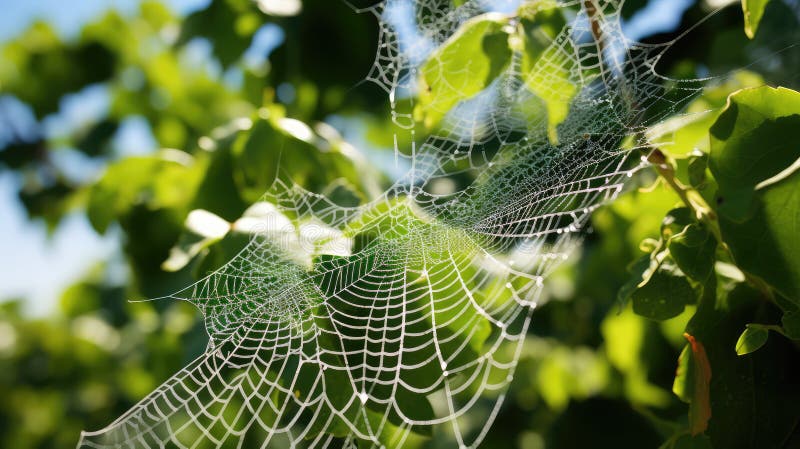 Spider tree infestation stock illustration. Illustration of protection ...