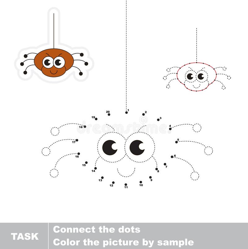 Spider Vector Numbers Game Stock Illustrations – 155 Spider Vector ...