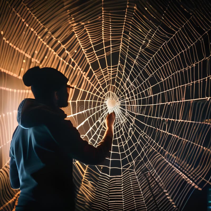 A Spider Weaving a Digital Web Pattern on a Touchscreen Using Its Legs3 ...