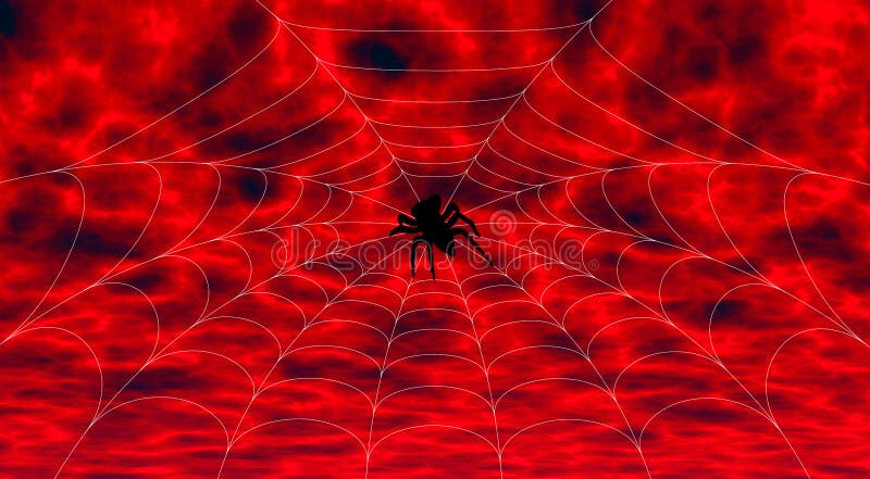 Spider web stock illustration. Illustration of poisonous - 10862543