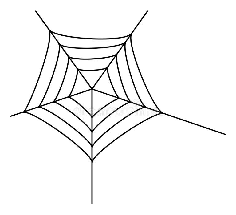 Spider Web Line Drawing Stock Illustrations – 6,803 Spider Web Line ...