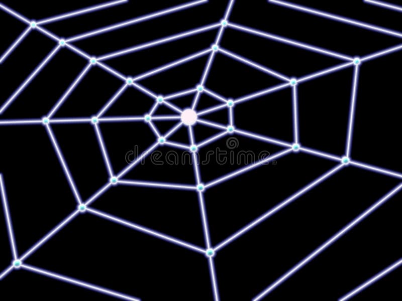 SPIDER WEB stock illustration. Illustration of data, diversity - 1633568