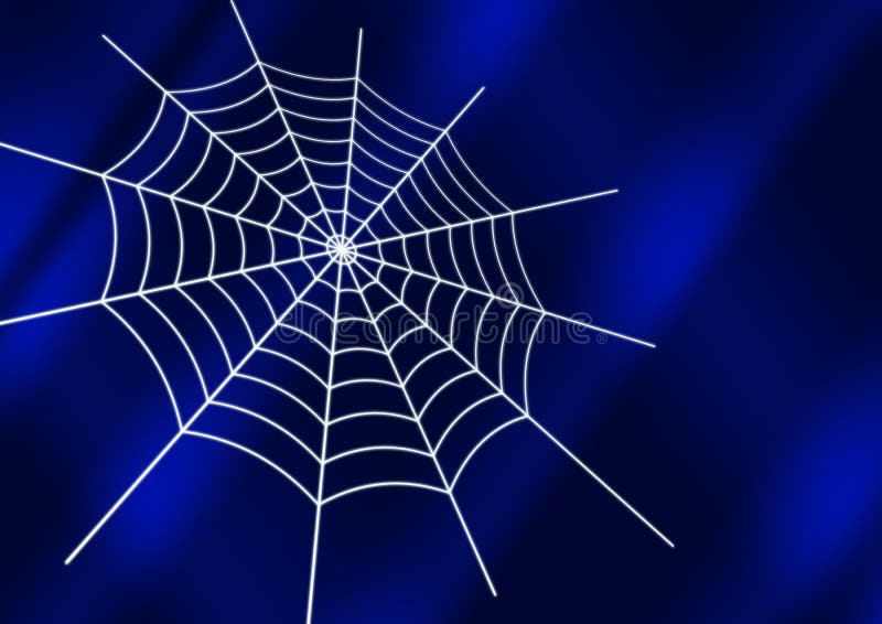 Blue spider web stock image. Image of danger, arachnophobia - 318519