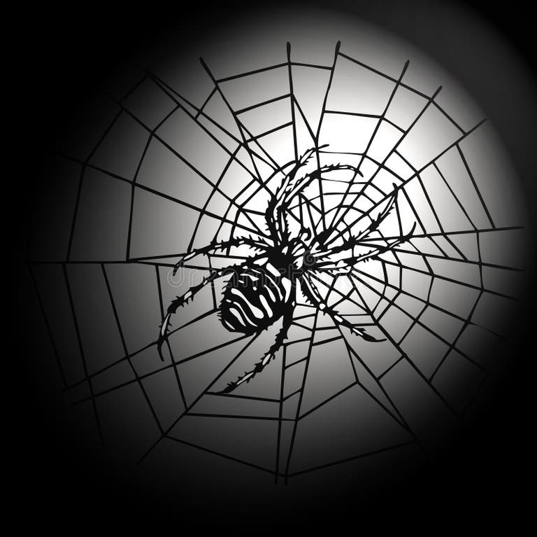 Trapped Spider Web Stock Illustrations – 389 Trapped Spider Web Stock ...