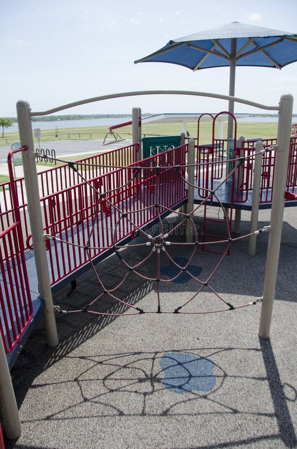 Spider Web Climbing for Kids Stock Image - Image of playground, play ...