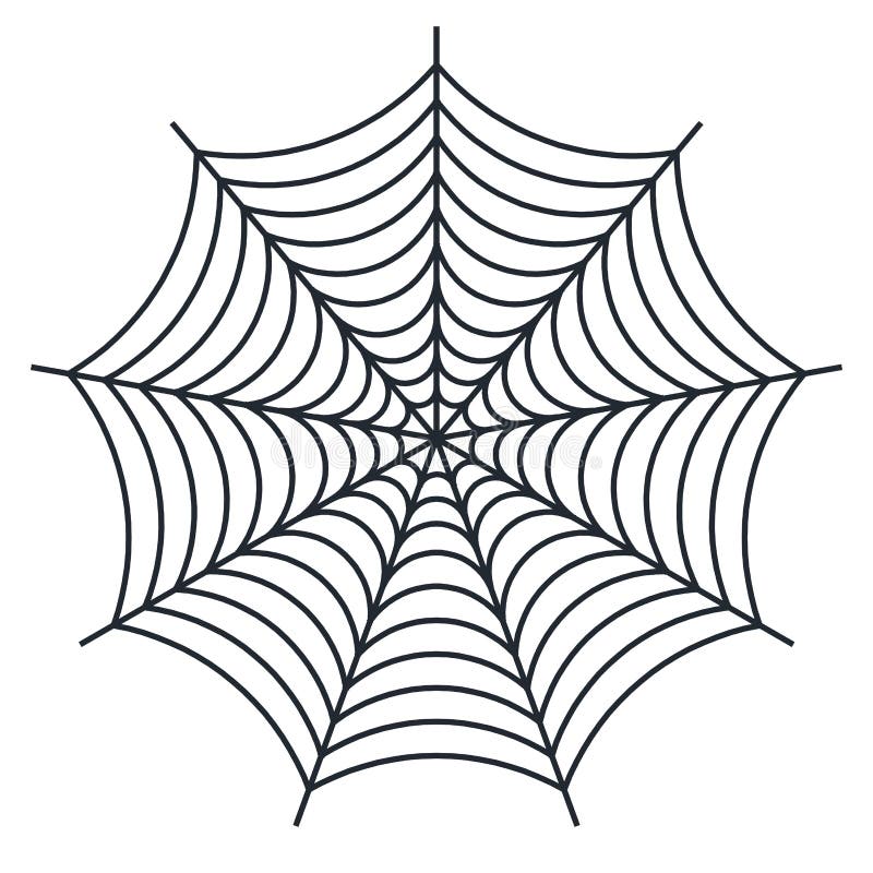 White Spider Web Clip Art Stock Illustrations – 3,991 White Spider Web ...