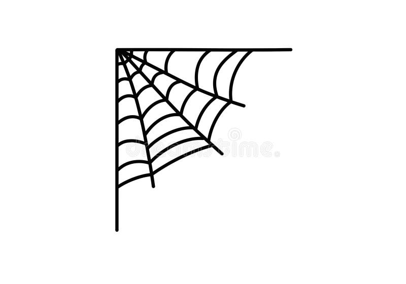 Corner Spider Web Clipart Stock Illustrations – 703 Corner Spider Web ...