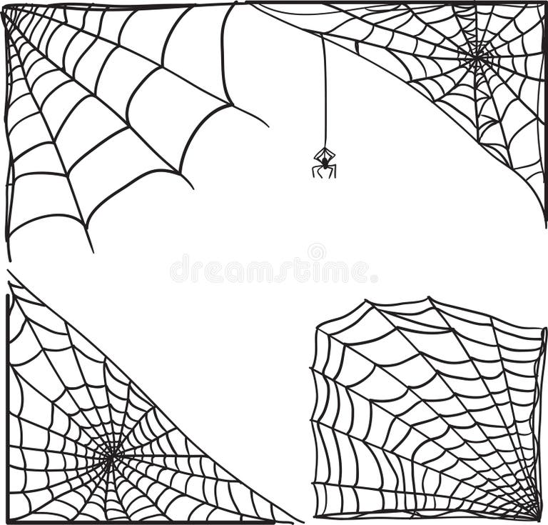 Spider Web Corner Stock Illustrations – 4,089 Spider Web Corner Stock ...