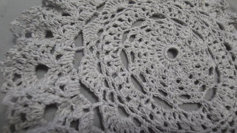 Spider Web Crochet Pattern for Napkins and Tablecloths. Handmade Stock ...
