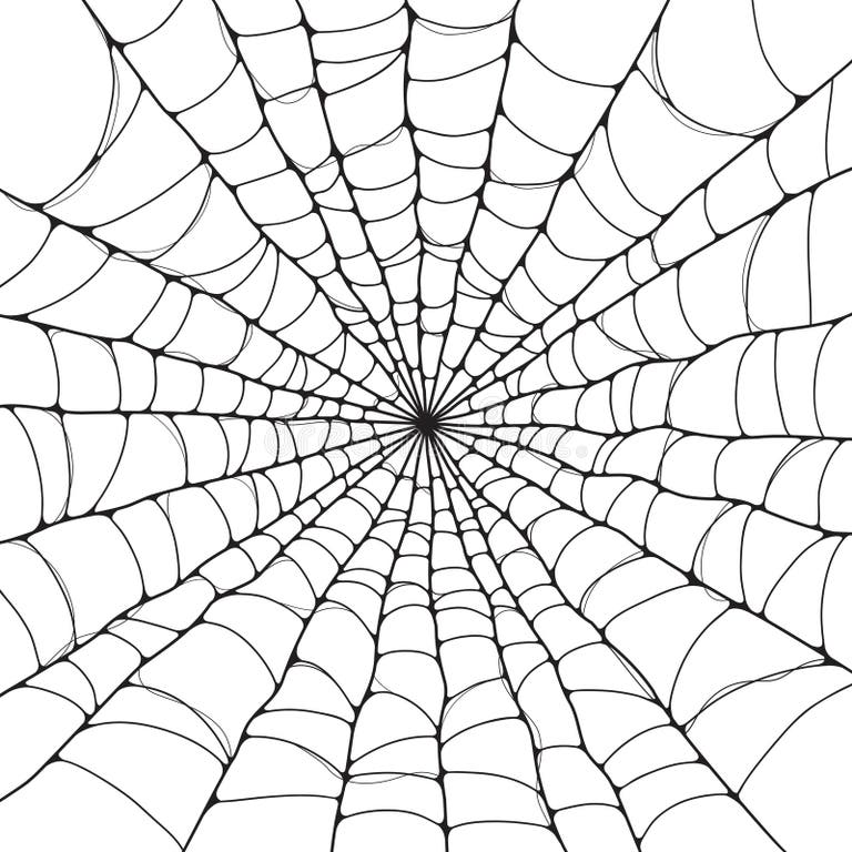 Spider Web Outline Stock Illustrations – 8,353 Spider Web Outline Stock ...