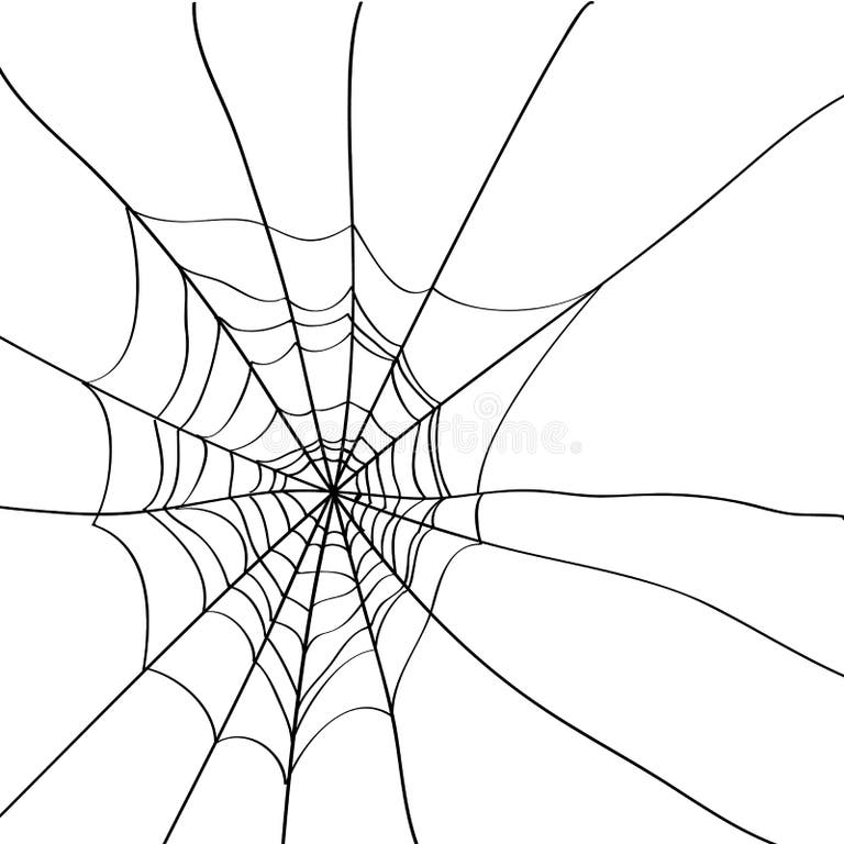 White Spider Web Clip Art Stock Illustrations – 3,991 White Spider Web ...