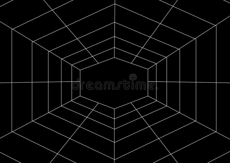 Spider Web Pattern with Place for Text Stock Illustration ...