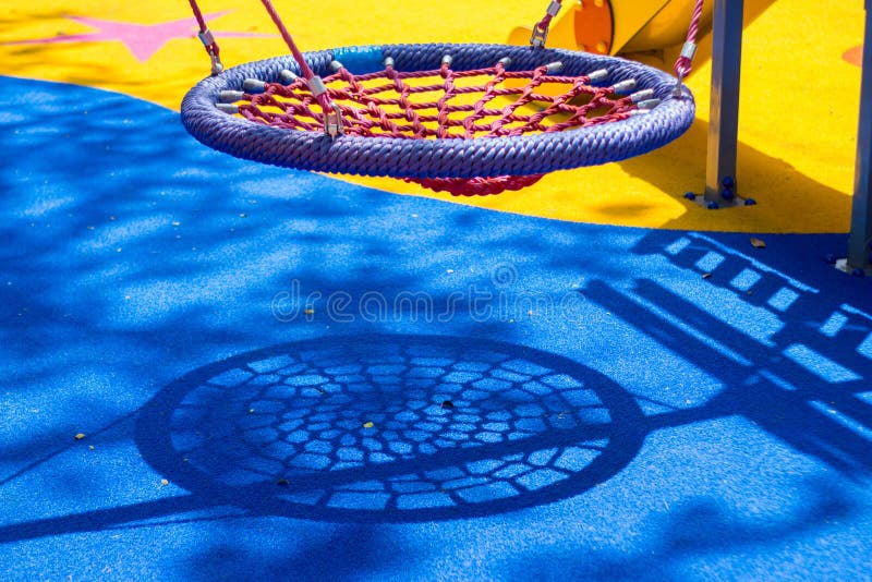 Spider Web Style Game Where Children Play Stock Image - Image of ...