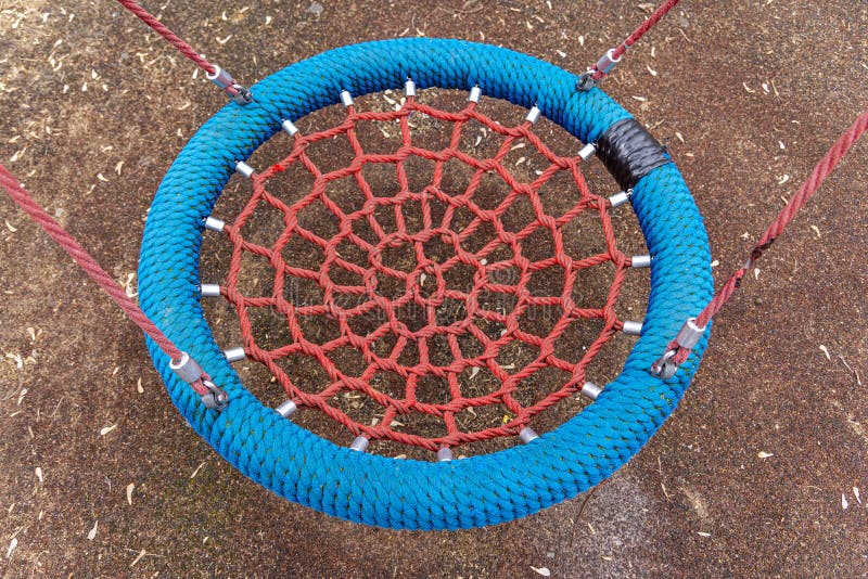 Spider Web Swing Net stock photo. Image of winter, balkans - 269438628