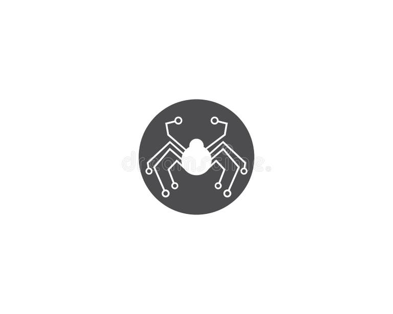 Spider web Technology logo stock vector. Illustration of service ...