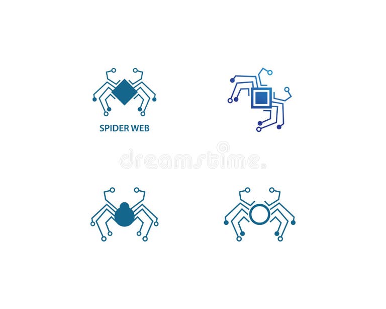 Spider web Technology stock vector. Illustration of computer - 143222852