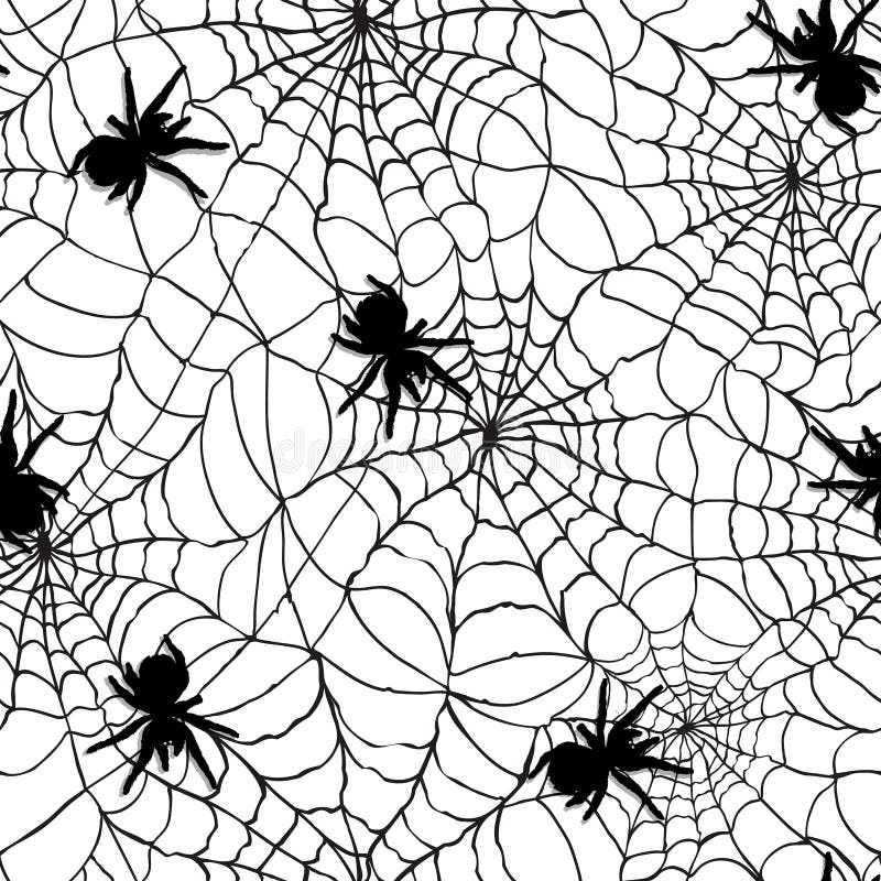 Spider Web Texture Background Stock Vector - Illustration of goth ...