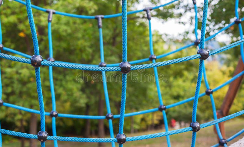 Spider Web Wicker from Ropes. Stock Image - Image of string, shape ...