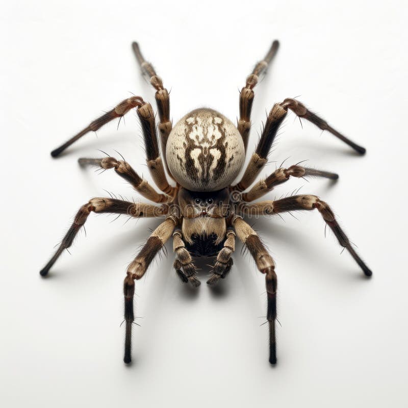 Spider on White Background: a Unique Symmetrical Design by Frieke ...