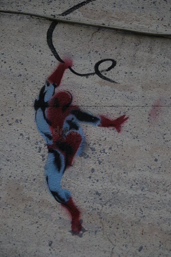 Marvel Graffiti Art on the Streets of East London, England Editorial ...