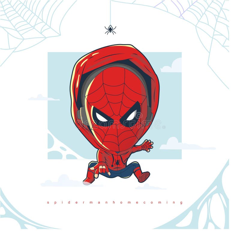 Spiderman Homecoming Vector Editorial Photo - Illustration of design ...
