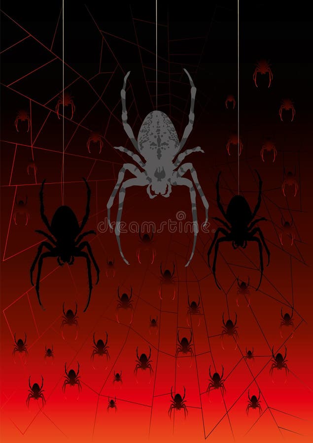Dangling Spider Stock Illustrations – 67 Dangling Spider Stock ...