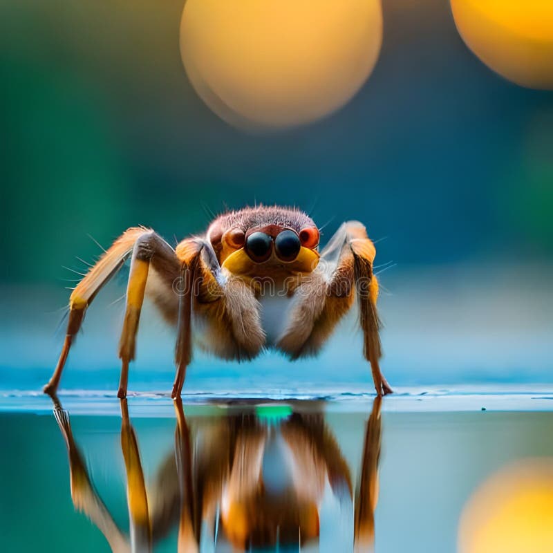 Spiders Caught on Camera Making Spider Webs Stock Photo - Image of ...