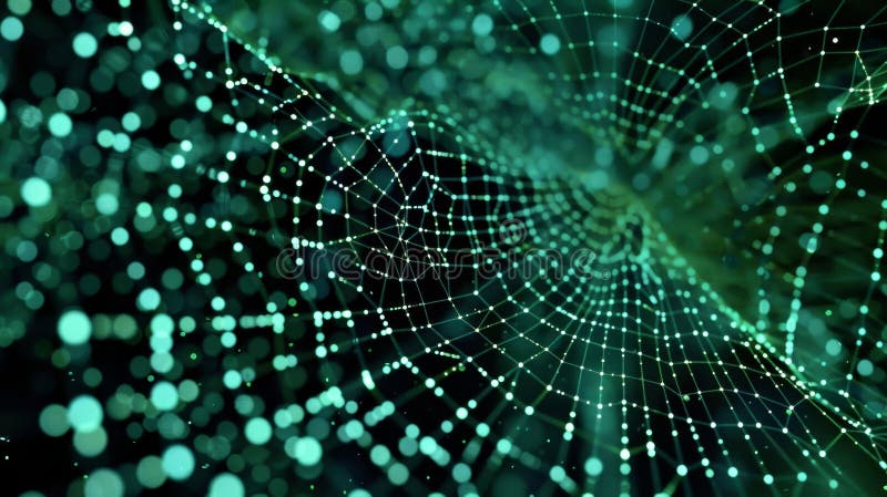 A Spiderweb with Each Thread Representing a Different Data Point and ...