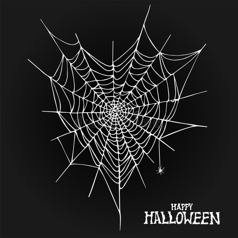 Spiderweb in the Shape of a Heart with a Spider Hanging on a Cobweb ...