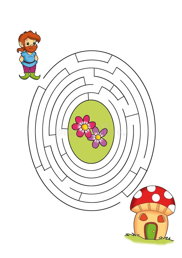 Spiel 8 - Der Pfad stock abbildung. Illustration von spiel - 13167921