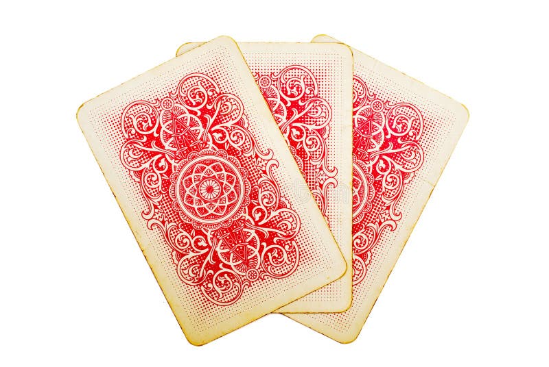 Spielkarten stockfoto. Bild von glücksspiel, drei, sport - 18404870