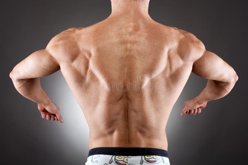 Sterke Spiermensenholding Bij Het Bewegen Van Trein Stock Foto - Image ...