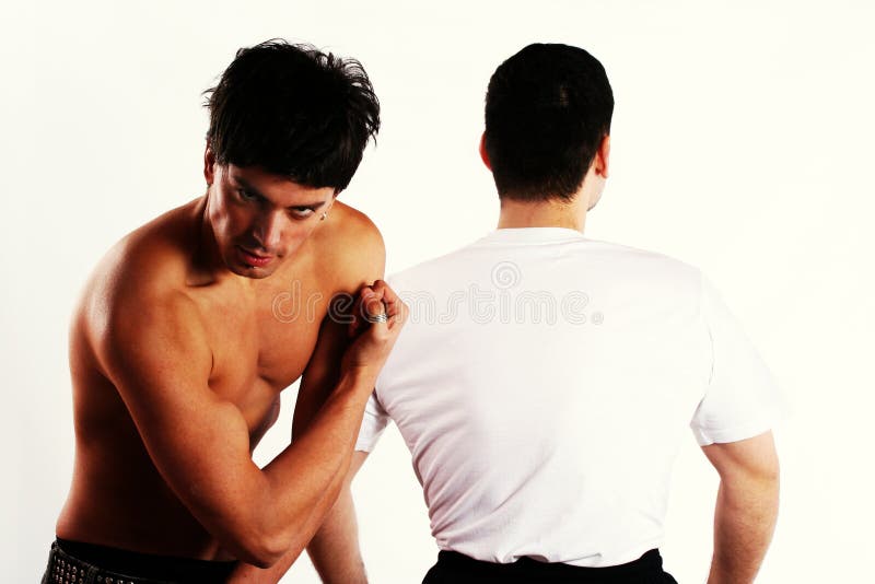 Spieren - Sterke mensen stock foto. Image of koel, jongens - 2058576