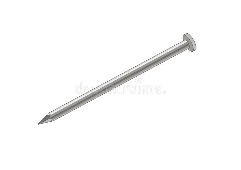 Spijker vector illustratie. Illustration of hulpmiddel - 39520305