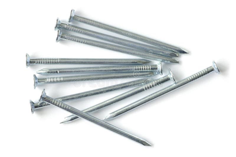 Spijkers stock afbeelding. Image of vastmaken, hamer, hardware - 4610197