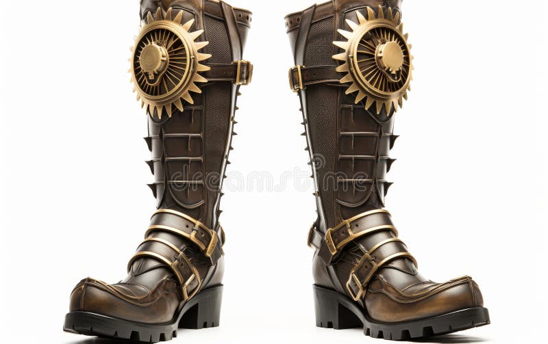 A Spiked Boots for Outdoor Activities Stock Photo - Image of sports ...