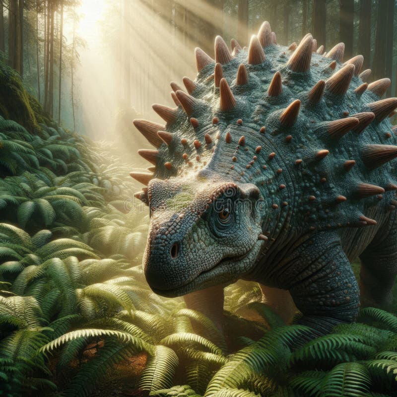 Dawn of Spikes stock illustration. Illustration of lush - 326503829