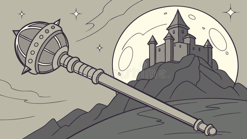 Formidable Spiked Mace Stock Illustrations – 16 Formidable Spiked Mace ...