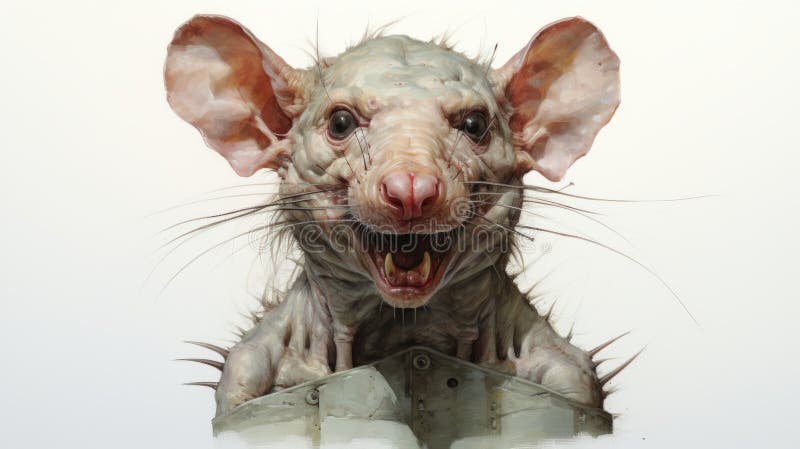 Spiked Rat: a Polished Metamorphosis in the Style of Craig Mullins ...